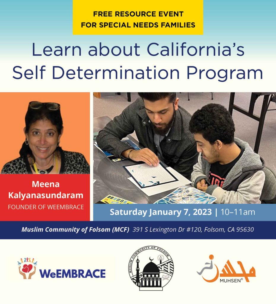California's Self Determination Program | Muhsen - Muslim Community of Folsom