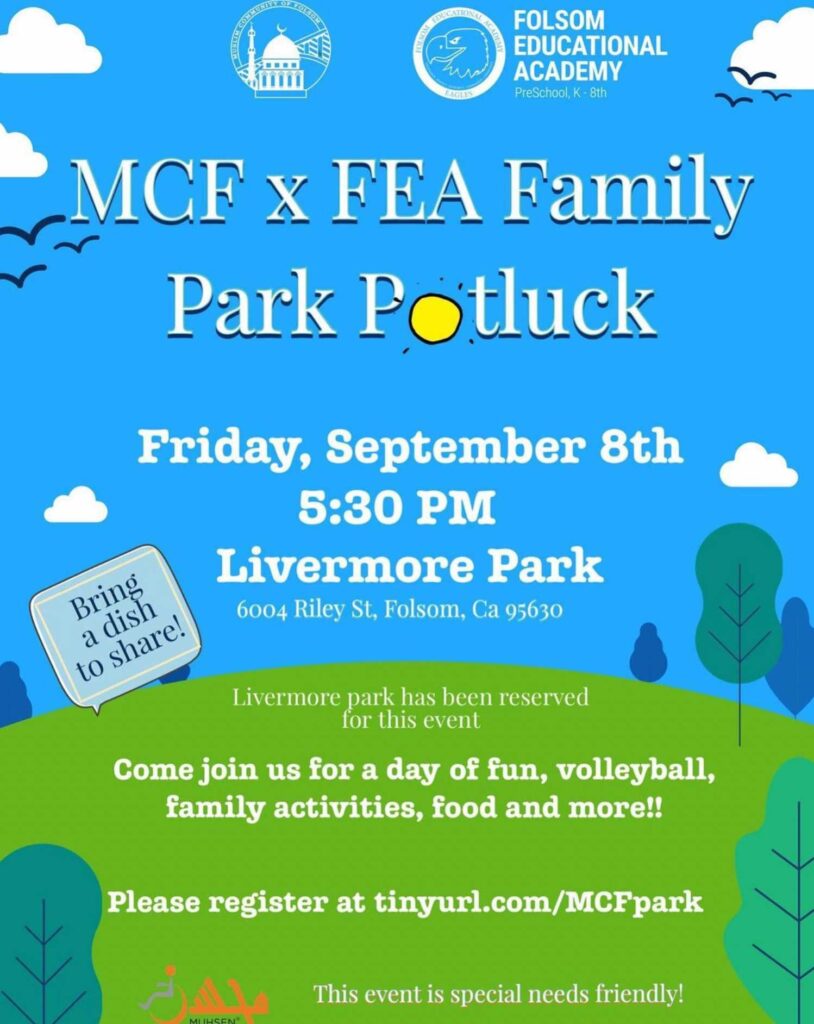 Family Park Potluck - Muslim Community of Folsom